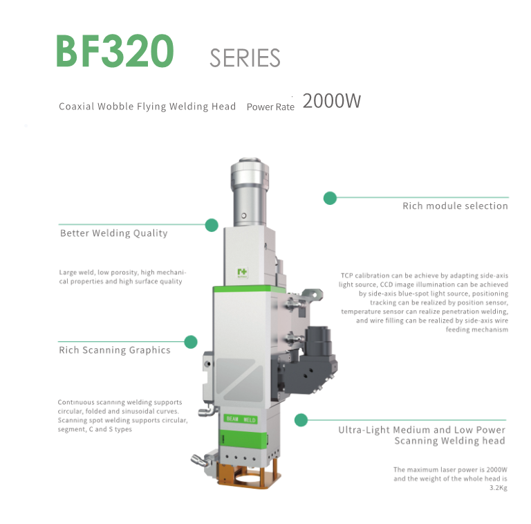 EMPOWER RAYTOOLS BW320 SERIES 2000W Coaxial Wobble Flying Welding Head ...